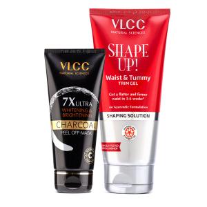 VLCC Shape Up Waist & Tummy Trim Gel & 7X Ultra Whitening & Brightening ...