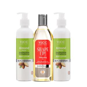 VLCC Shape Up Slimming Oil & Almond Honey Deep Nourishing & Skin ...