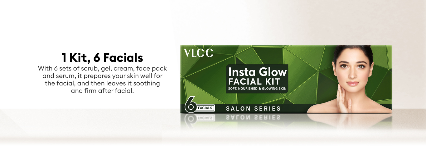 VLCC Salon Series Insta Glow & Gold Facial Kit